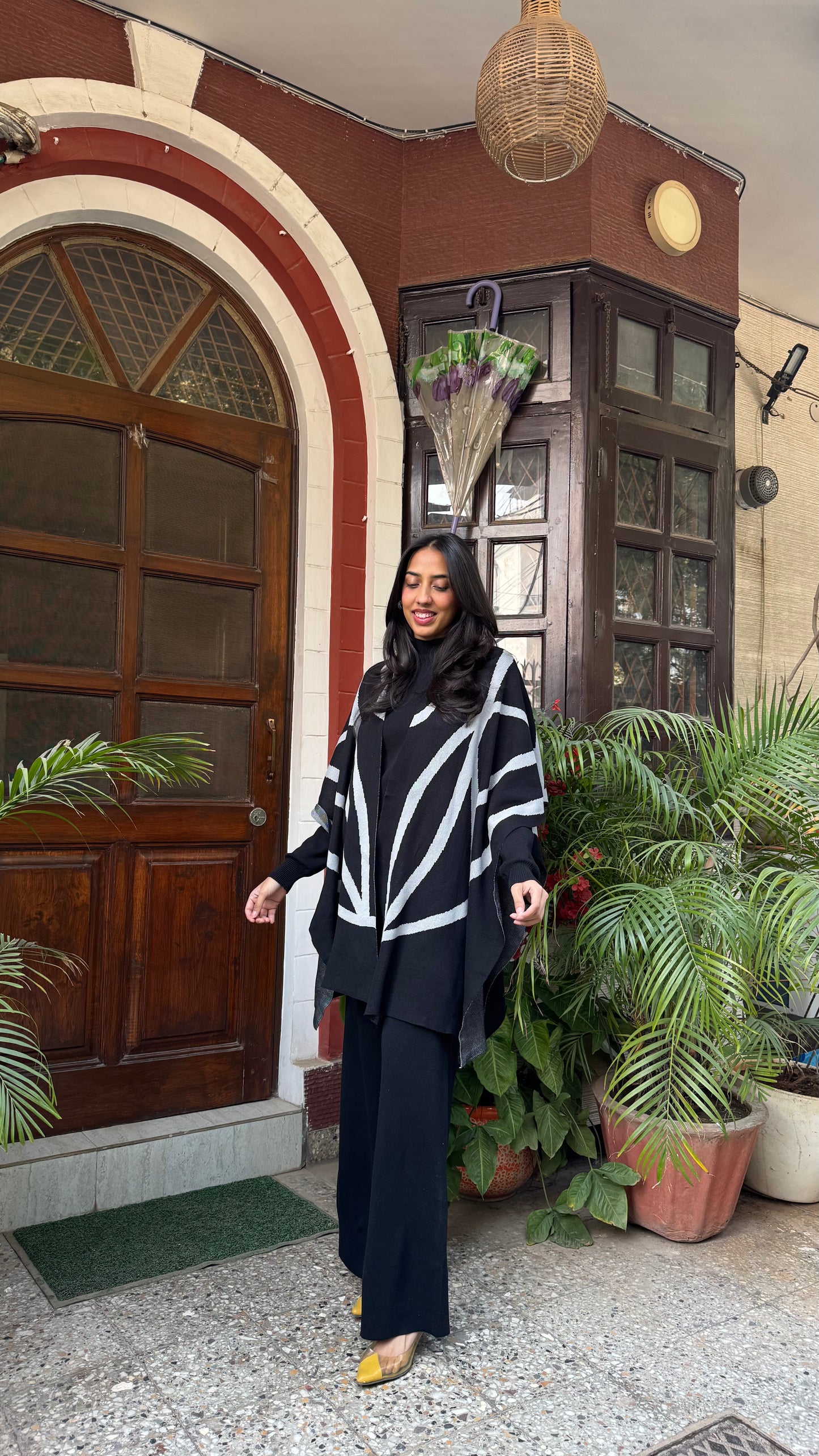 3 Piece Luxury Shawl Set - Black (Free Size) - Premium Collection – The ...